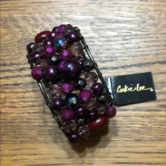 Cookie Lee | Jewelry | Cookie Lee Fuschia Vibe Set | Poshmark